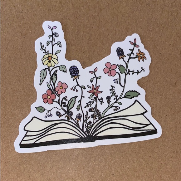 Design | 212 Floral Book Sticker | Poshmark
